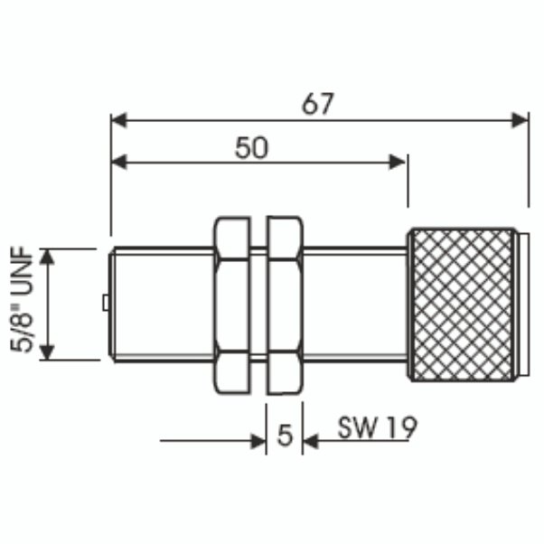 Sensor de Rotação Pick-up Magnético com Conector: WSP-600 - Wirebus